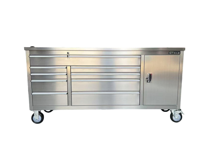 GTX 1.8M Gloss Workbench, 9 Drawers & Cabinet | GTools 2025