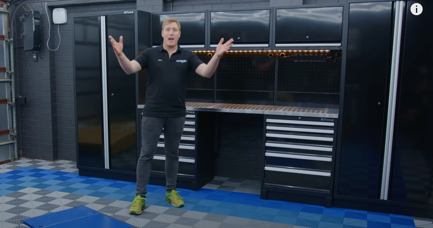 2.2M Pro Series Heavy-Duty Garage Workbench & Storage Combo - GT-PRO2 ...