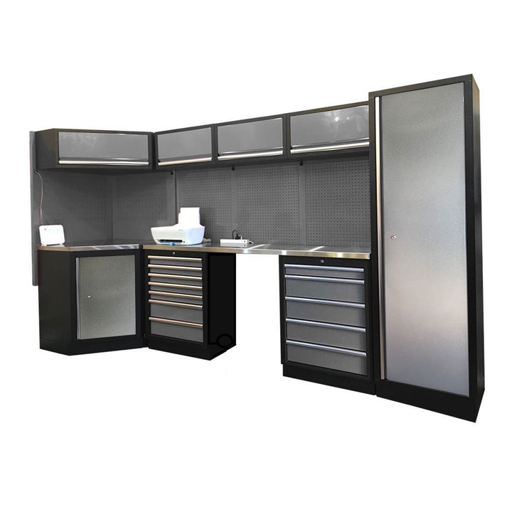Standard Modular Garage Cabinets and Workbench | GTools