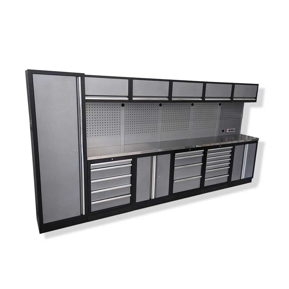 4m Garage Workbench Drawer Storage Set