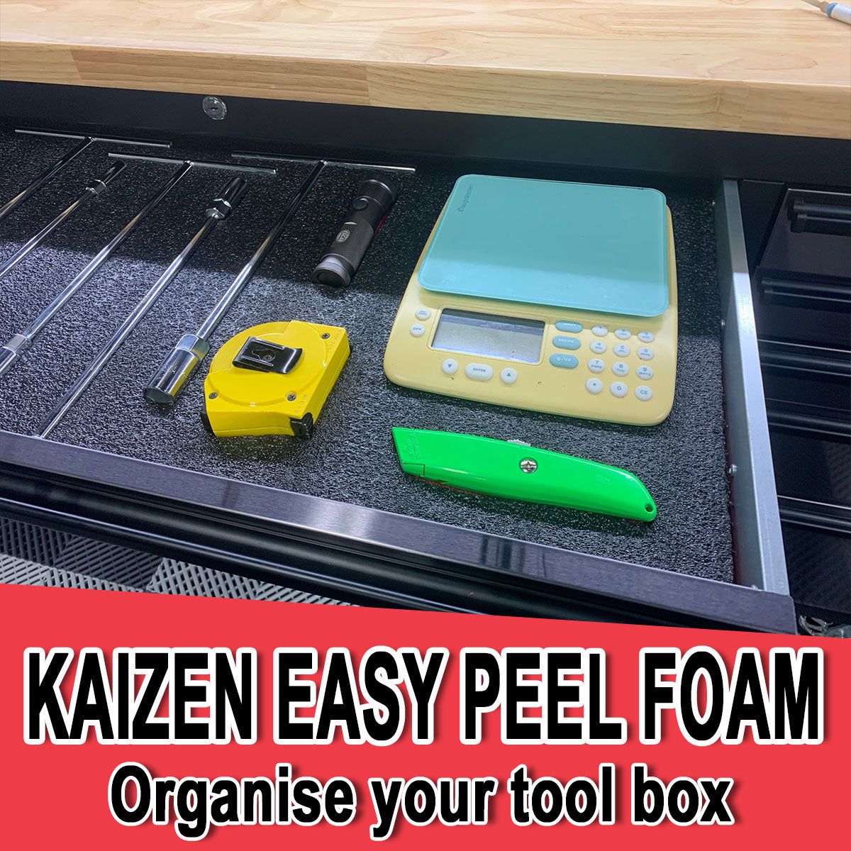 Kaizen DIY Easy Peel Tool Control Foam (2 Pack) – 1M x 0.67M x 30mm per ...